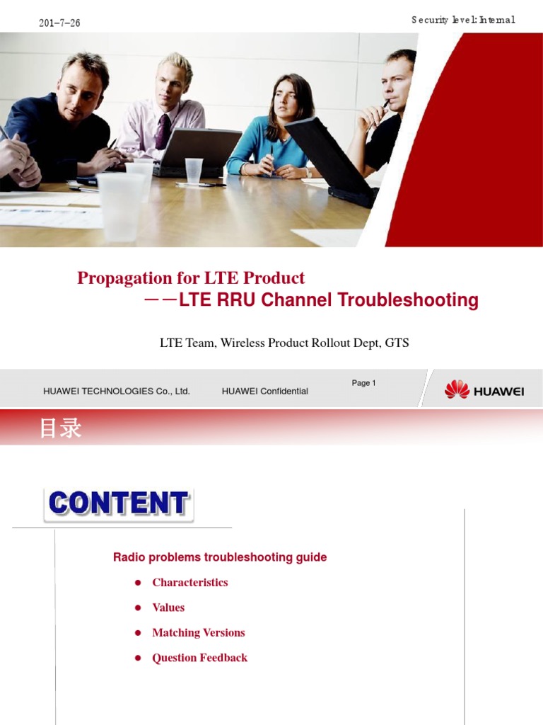 Propagation For LTE Product-LTE RRU Channel Troubleshooting | PDF | Broadband | Electromagnetic ...