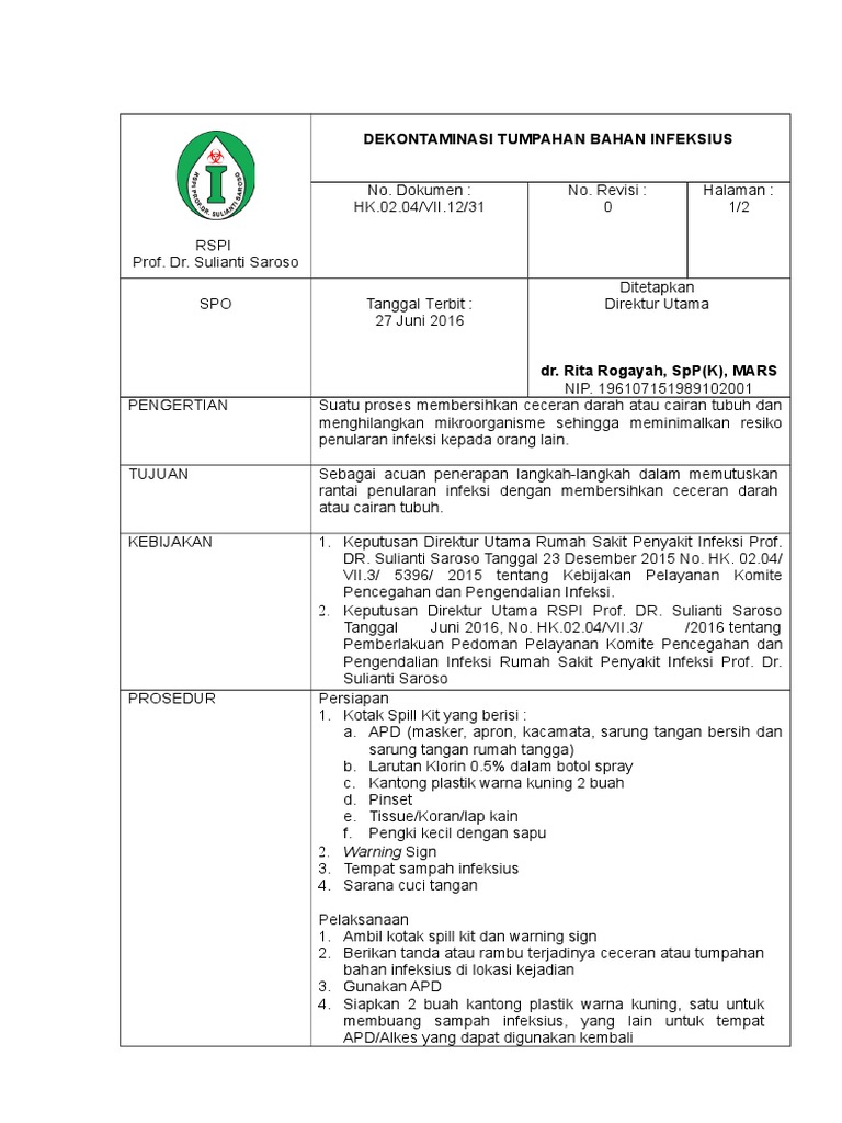 Spo Ppi Tambahan | PDF