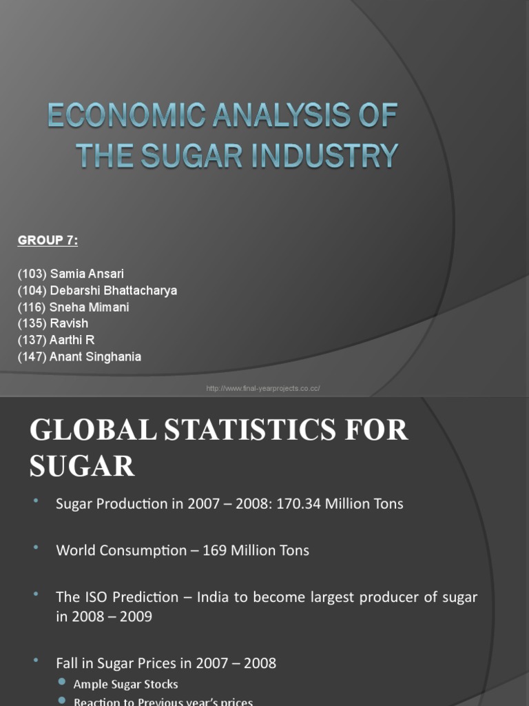 Analysis of The Sugar Industry | PDF | Business | Sugarcane