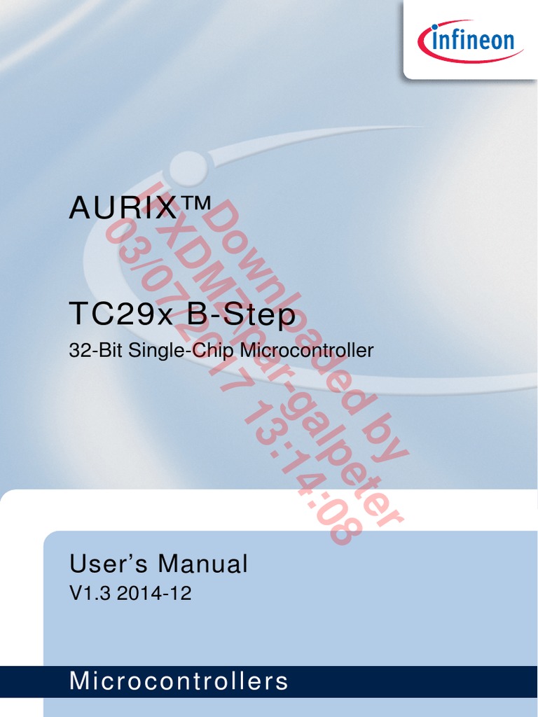 tc29xB Um v1.3 | PDF | Booting | Central Processing Unit