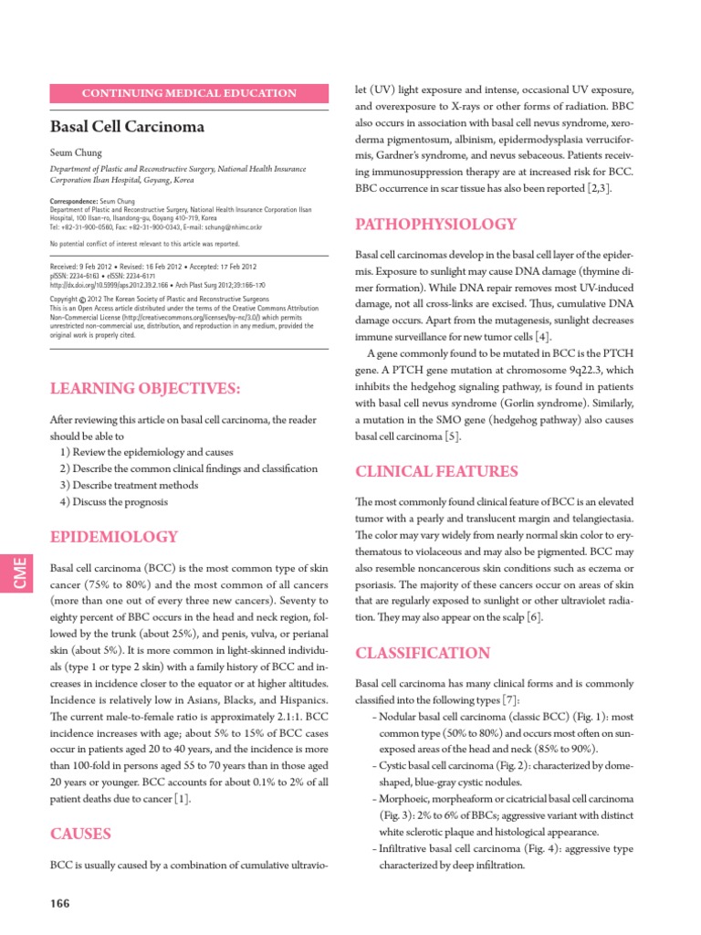 BCC PDF | PDF | Metastasis | Neoplasms