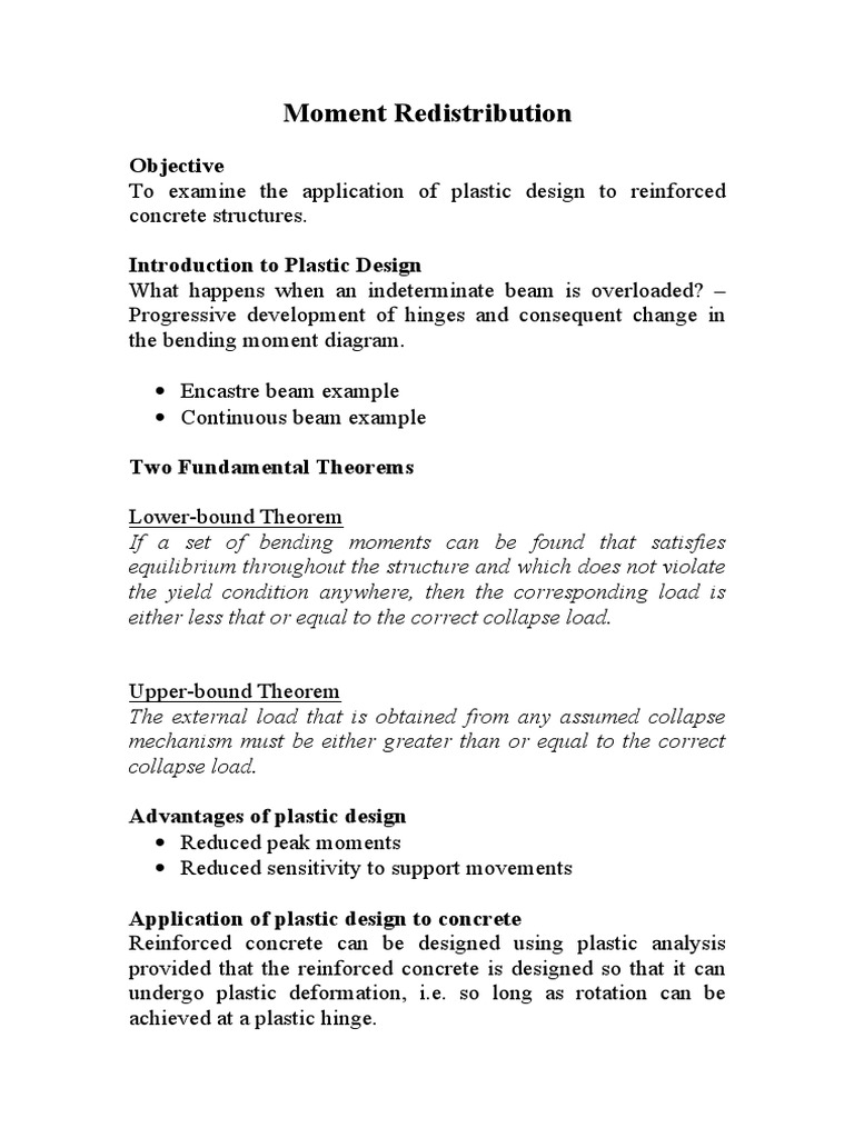 Slabs - Moment Redistribution | PDF | Beam (Structure) | Bending