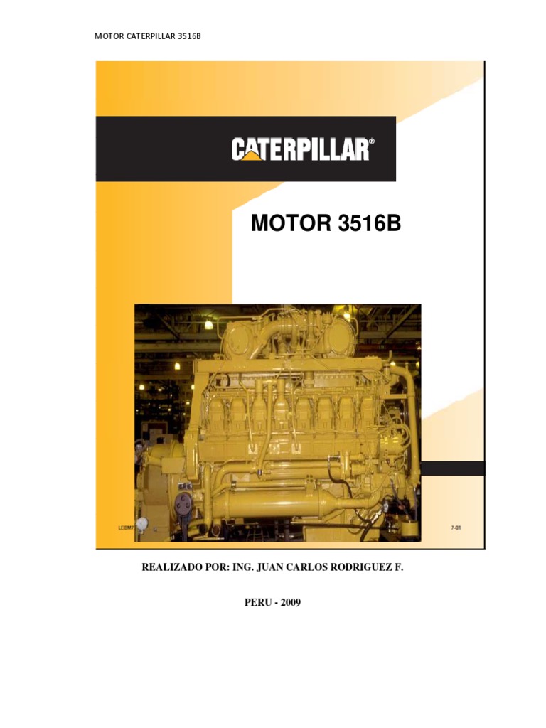 Motor 3516 B - CAT PDF | PDF | Turbocompresor | Acelerador