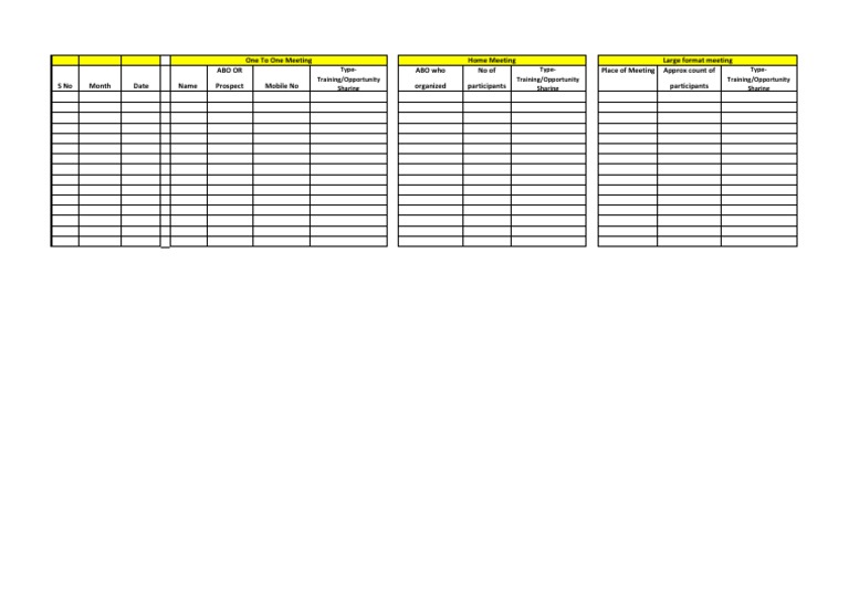 Logbook Template | PDF