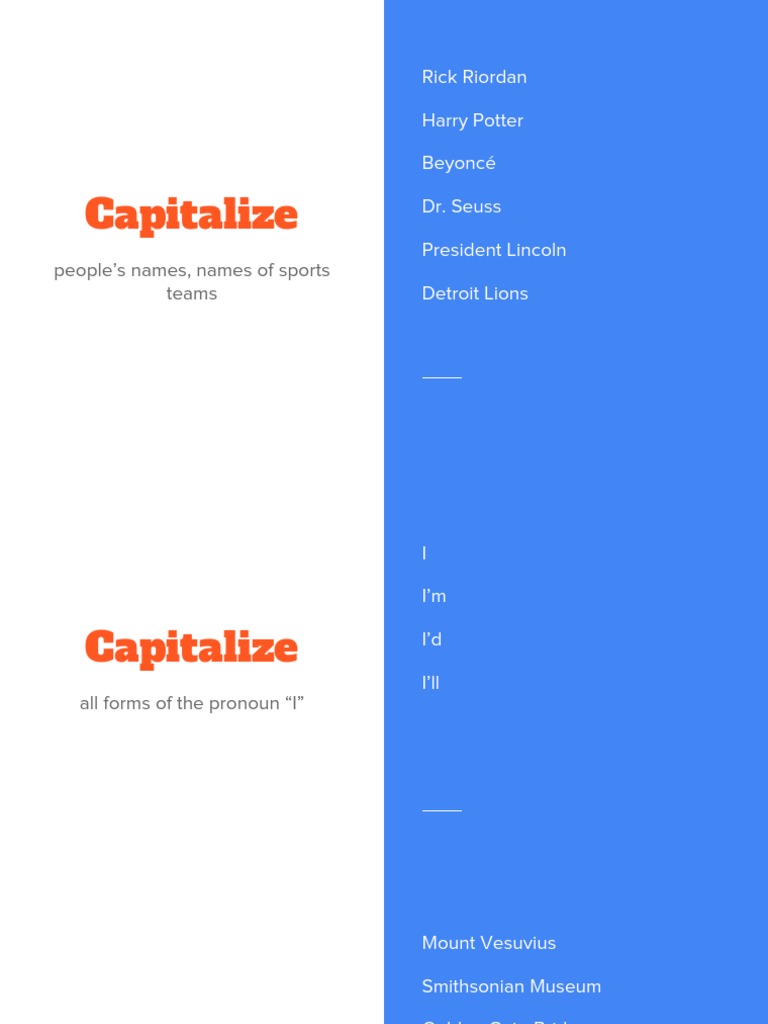 Capitalization Reminders-3 | PDF