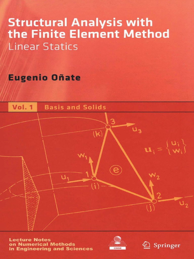 Libro - Gía - Oñate - Análisis Estructural Con El Método de Los Elementos Finitos PDF | PDF ...