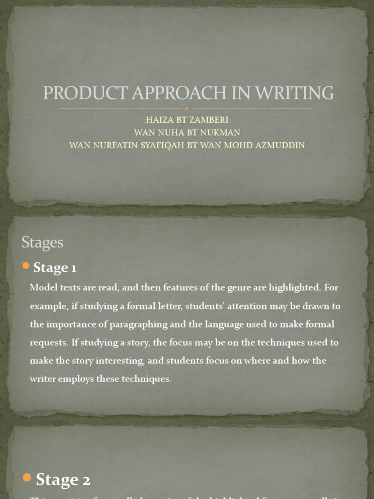 Task4: Product in Writing | PDF