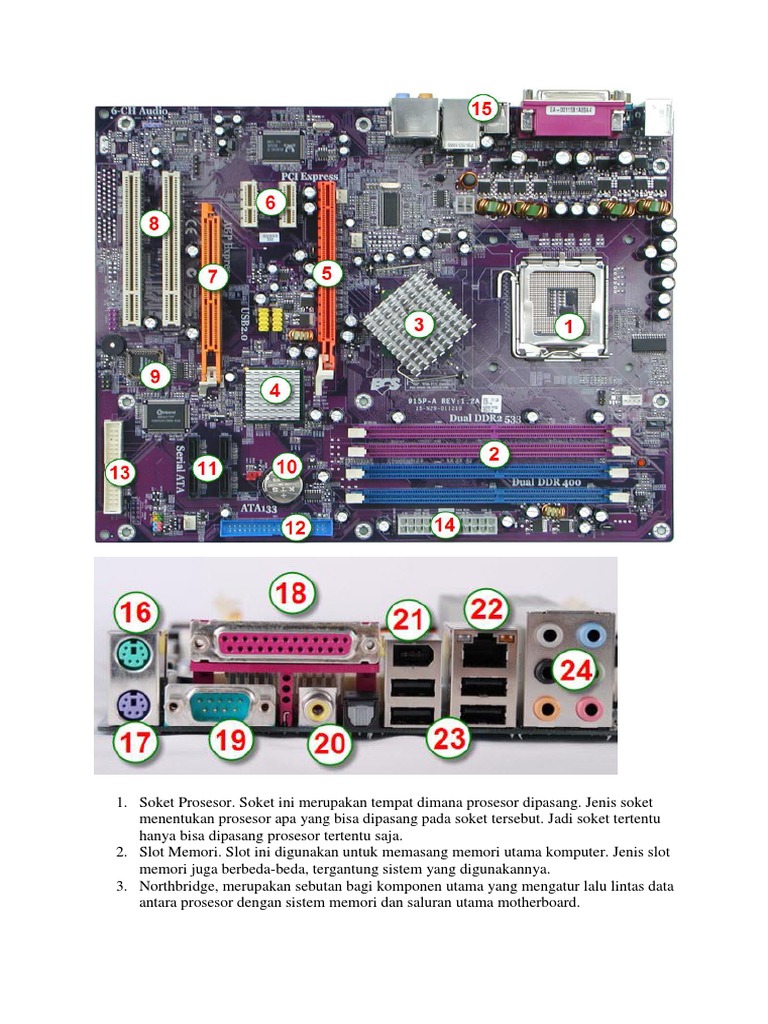 Komponen Mainboard | PDF
