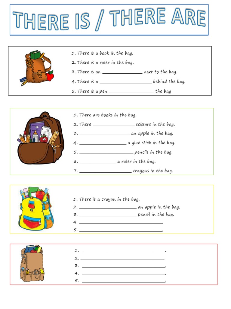 There Is There Are Practice Test | PDF