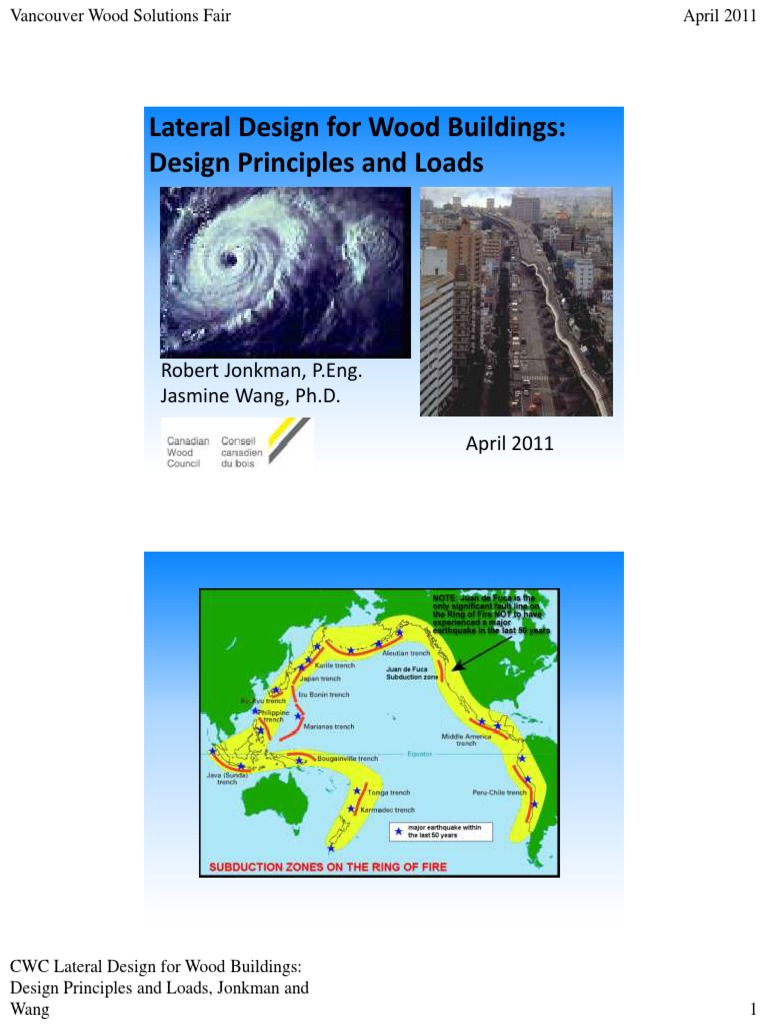 Lateral Design For Wood Buildings: Design Principles and Loads | PDF ...