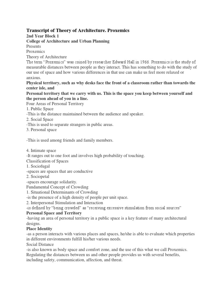 Transcript of Theory of Architecture | PDF