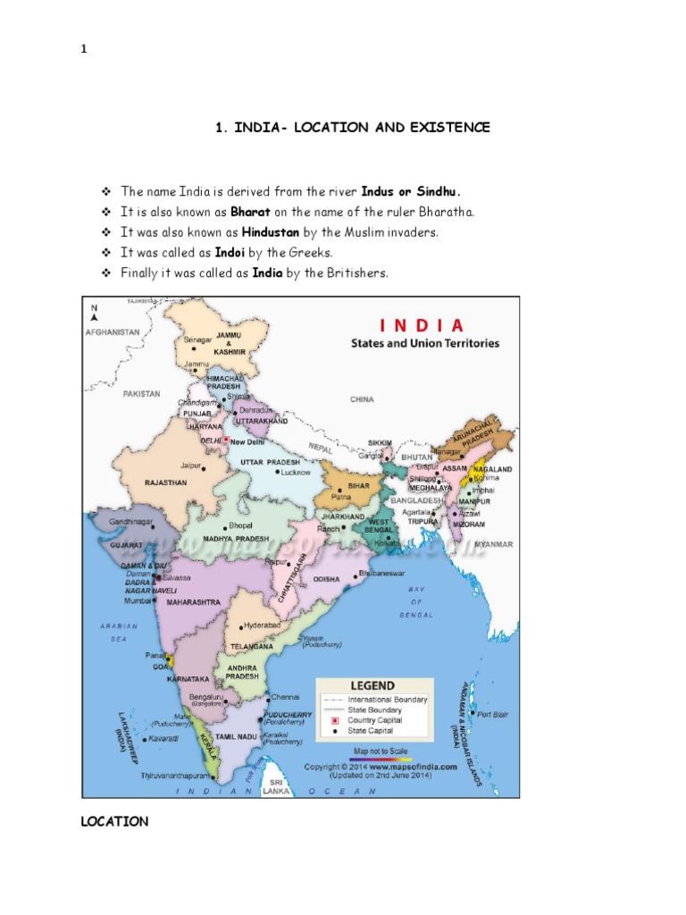 Indian Geography Notes | PDF | Himalayas | Plate Tectonics