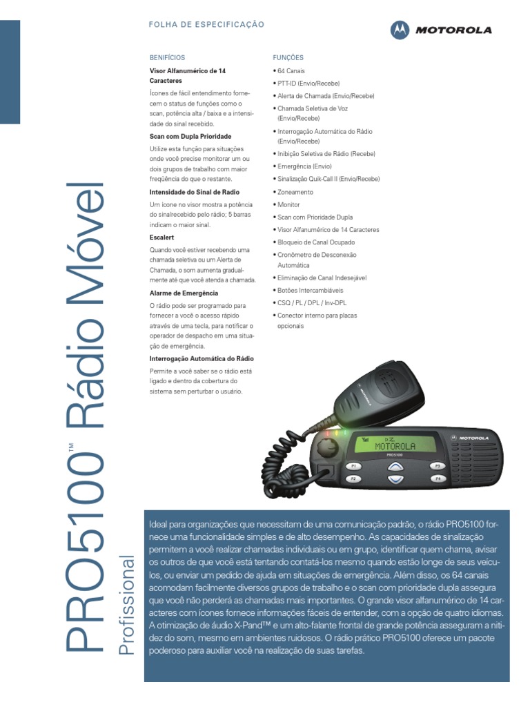 Pro 5100 Catalogo | PDF | Frequência muito alta | Tecnologia da ...