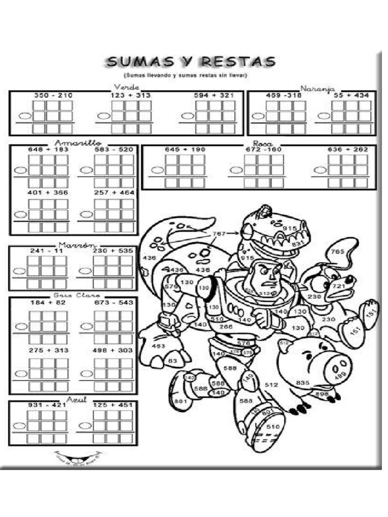Sumas y Restas 1 | PDF