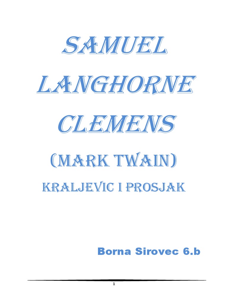 Kraljevic I Prosjak | PDF