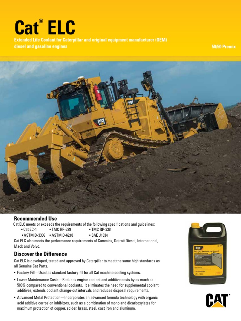 PEHJ0067-03_Cat-Extended-Life-Coolant-Data-Sheet.pdf | Diesel Engine ...