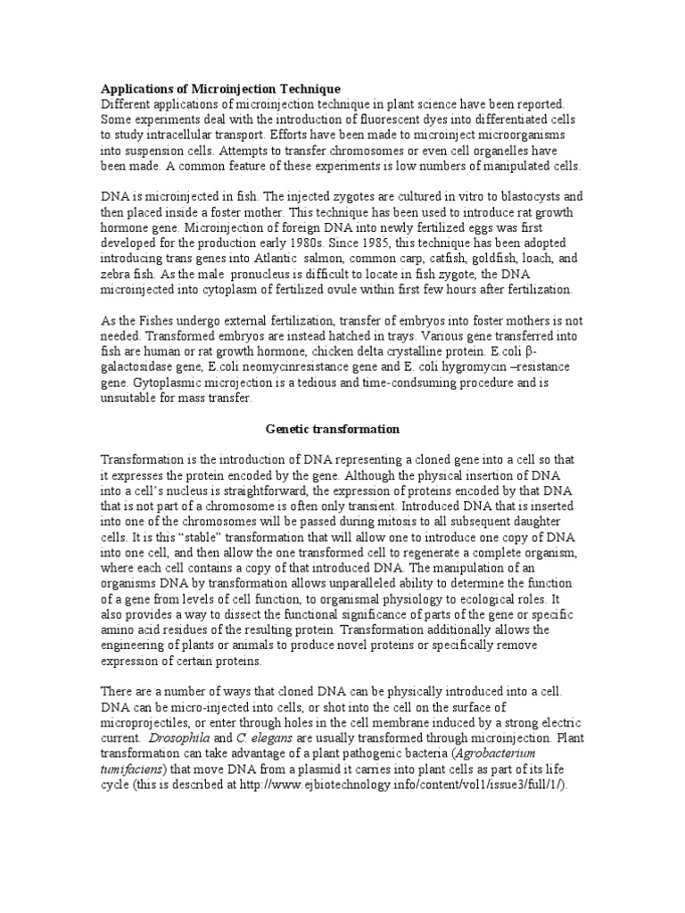 Swati Imp | PDF | Transformation (Genetics) | Gene