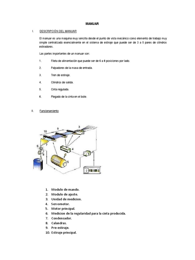 Manuar | PDF | Engranaje | Papel