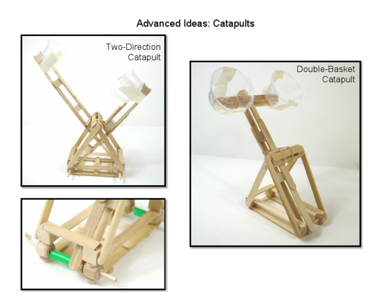 Advanced Ideas: Catapults: Two-Direction Catapult Double-Basket ...