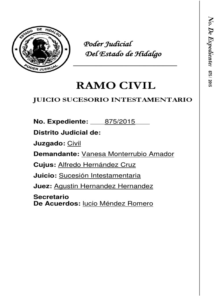 Caratula Expediente | PDF