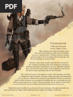 Matt Mercer Gunslinger pdf | Firearms | Dungeons & Dragons