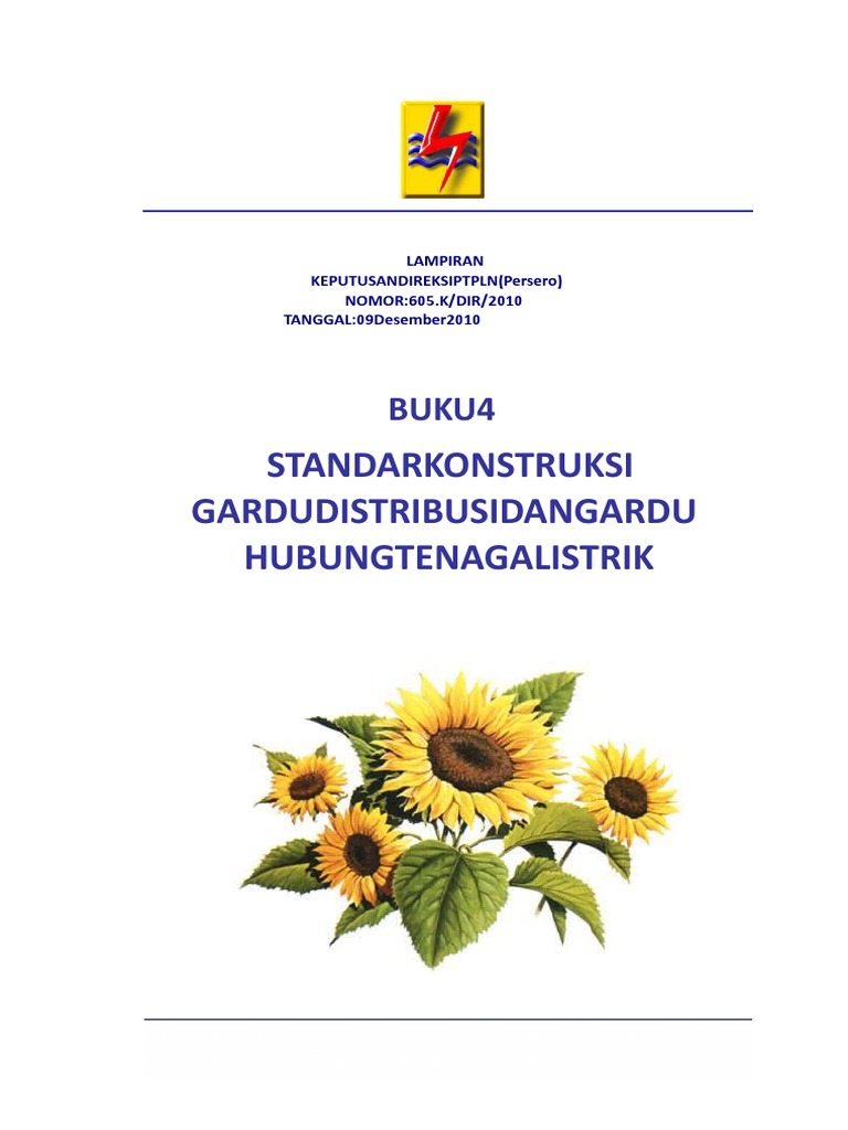 Standar Konstruksi Gardu Distribusi | PDF | Teknologi & Rekayasa