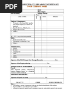 No Due Certificate: Department Signature of Hod Date | PDF | Business