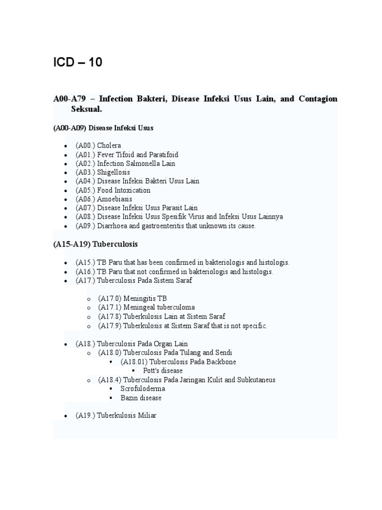 ICD 10 Kode Penyakit_translated | Aritmia Jantung | RTT