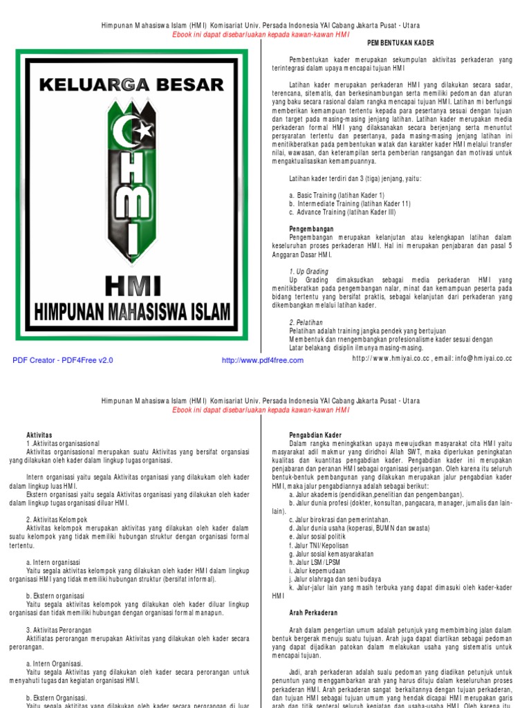 Kurikulum Basic Training HMI | PDF