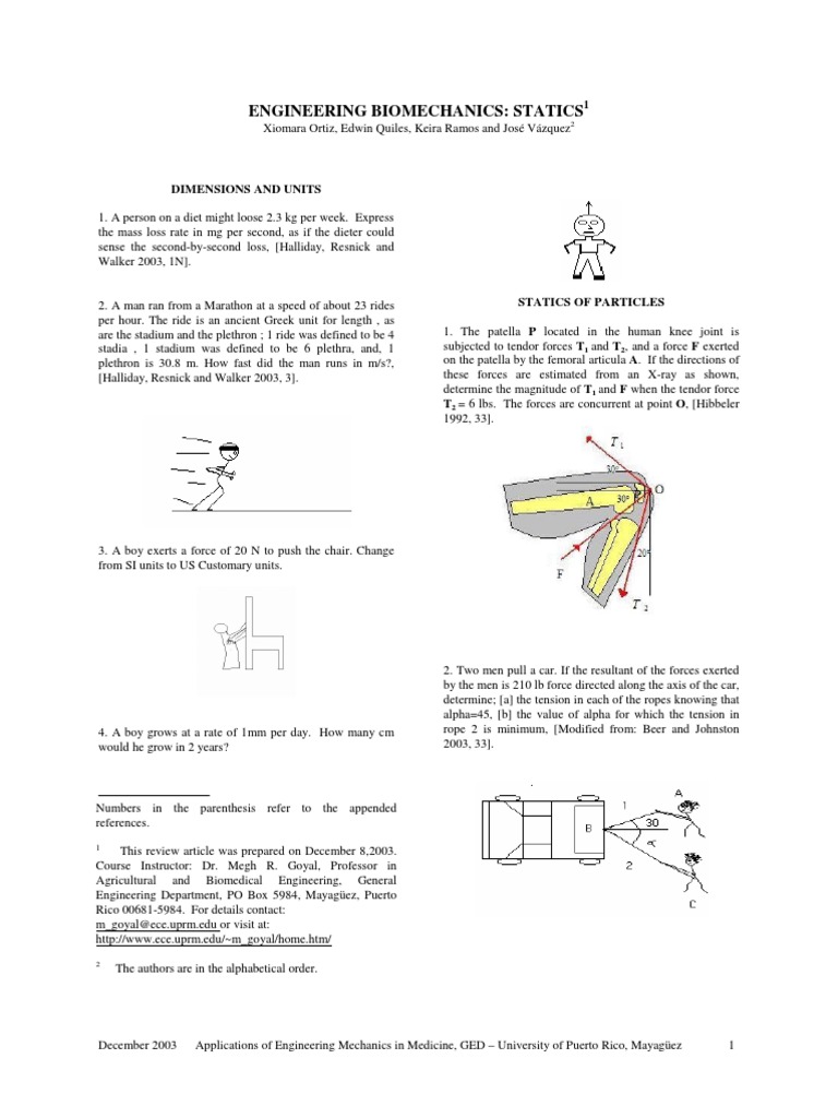 Biomechanics | PDF | Force | Friction