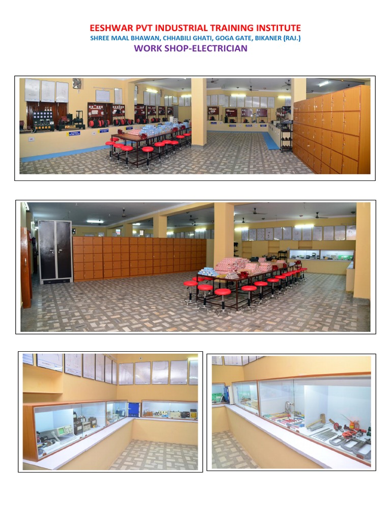 Eeshwar PVT Industrial Training Institute: Work Shop-Electrician | PDF