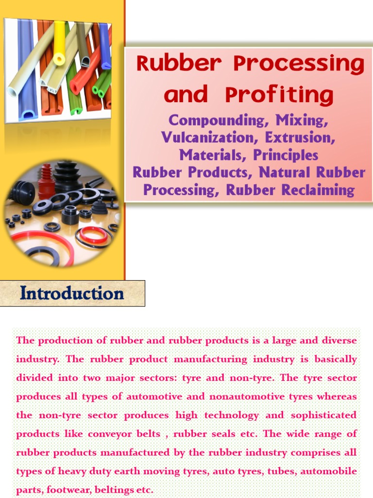 Rubber Processing PRINCIPLES.pdf | Natural Rubber | Tire