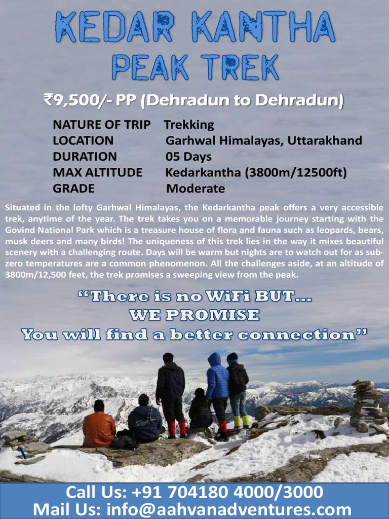 All You Need To Know About Kedarkantha Trek The Best Himalayan Trek ...
