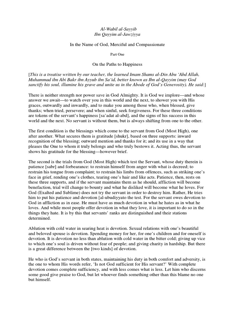 Invocation of God Ibn Alqayyim PDF | PDF | Repentance | Prayer