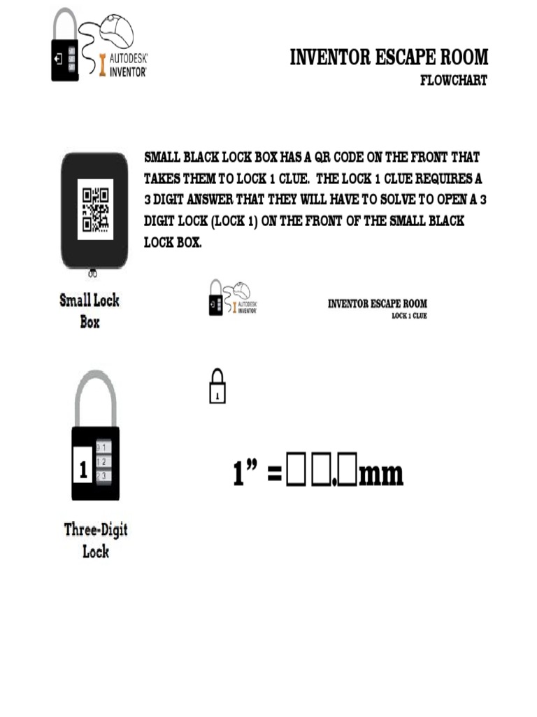 Inventor Escape Room Flowchart | PDF | Games & Activities | Young Adult