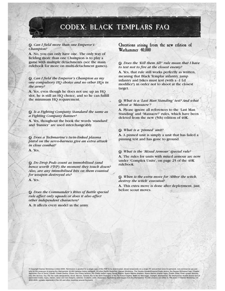 Imperial Guard Codex 5th Scribd