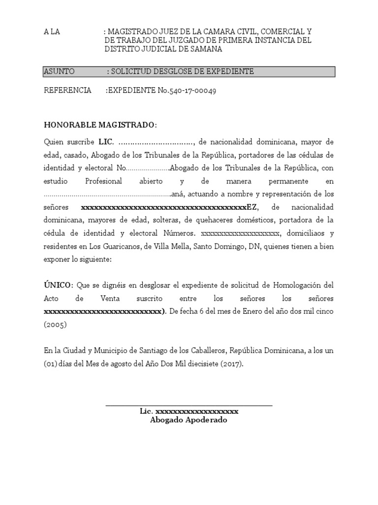 Solicitud de Fallo | PDF