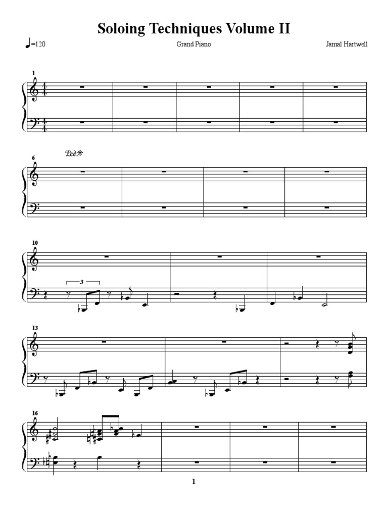 Piano Solo Techniques Guide | PDF