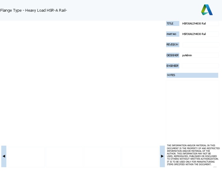 HSR30A1294030 Rail | PDF