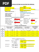 Distance Relay Settings Calculations | PDF | Electrical Impedance | Relay