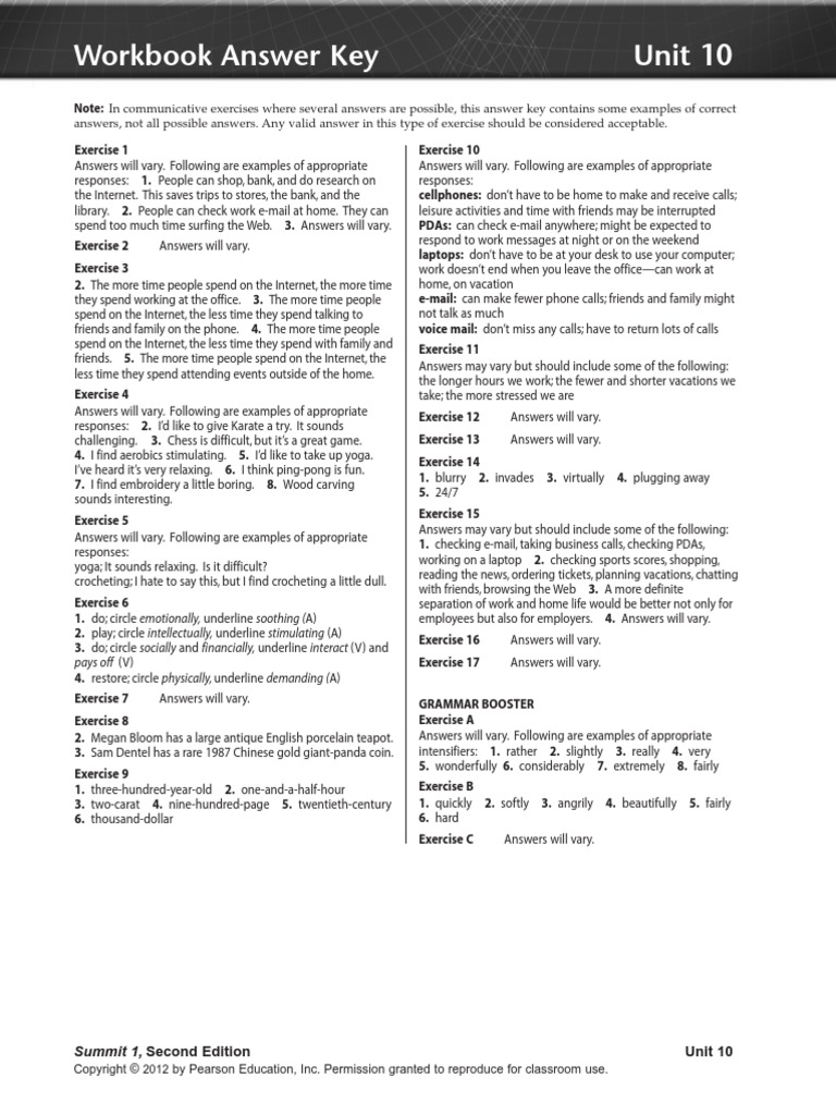 Unit 10 Workbook Ak1 PDF | PDF | Voicemail | Email