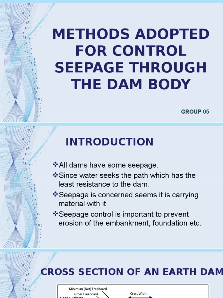 Controlling Seepage Through Dams: A Comparison of Toe Drains ...