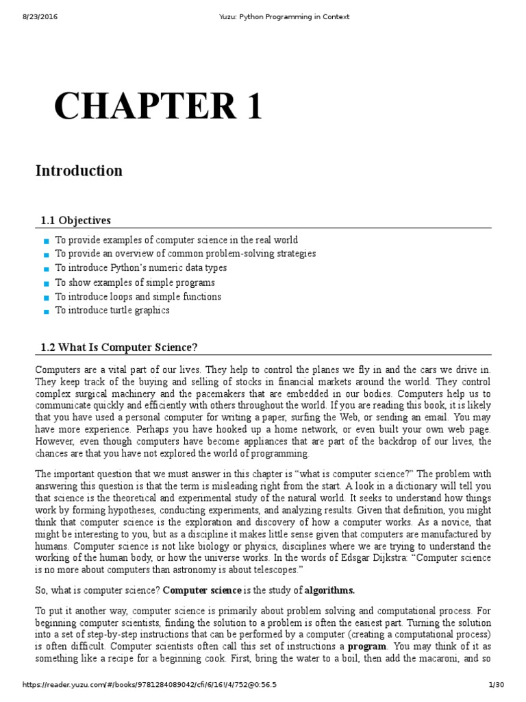 Python Programming in Context | PDF | Division (Mathematics) | Python ...