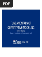 A First Course in Mathematical Modeling | PDF