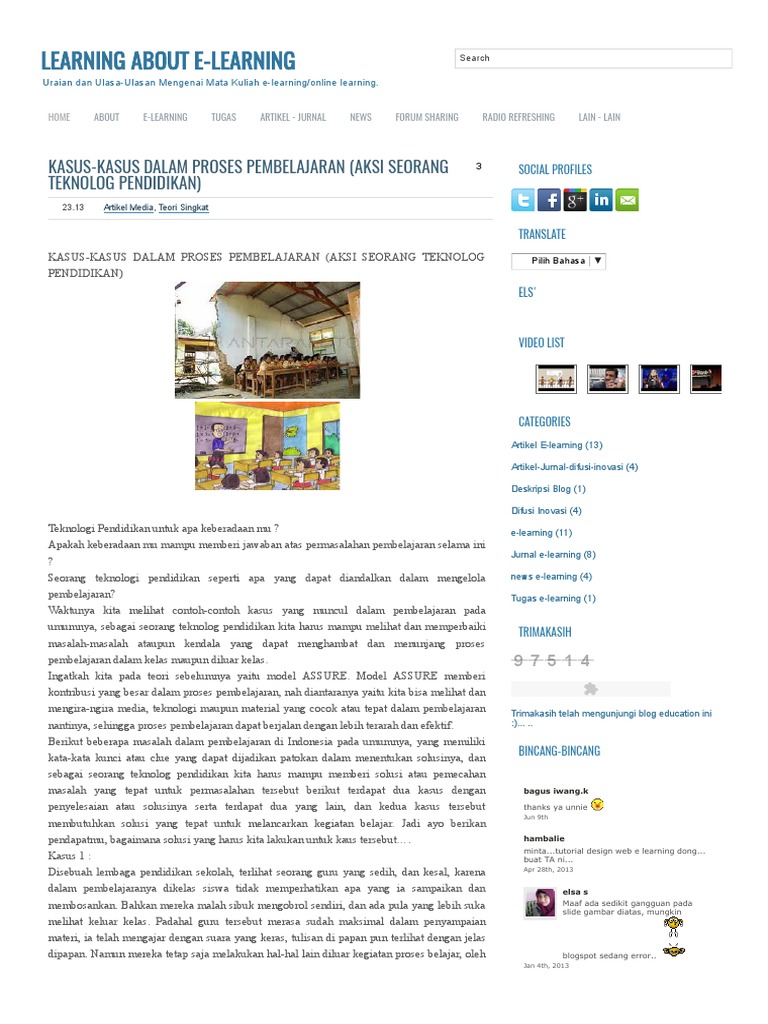 Contoh Kasus Pedagogik 1 | PDF