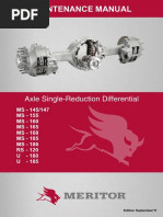 14X Meritor Service Manual | PDF | Transmission (Mechanics) | Axle