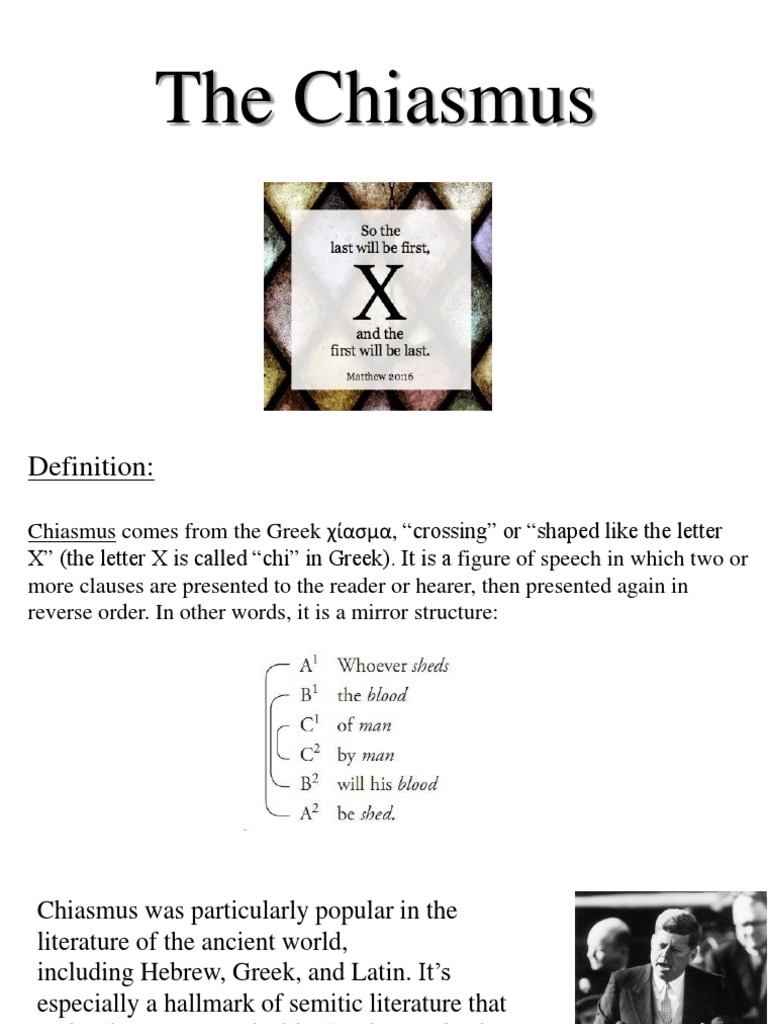 Chiasmus | PDF | Religious Belief And Doctrine | Theology