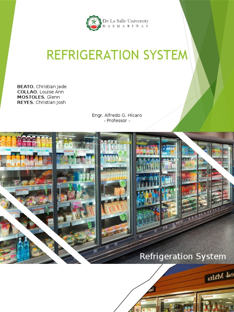 MEET310 - Refrigeration System - Group 1 PPT Presentation | PDF ...