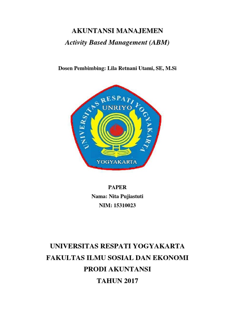 Akuntansi Manajemen: Activity Based Management (ABM) | PDF