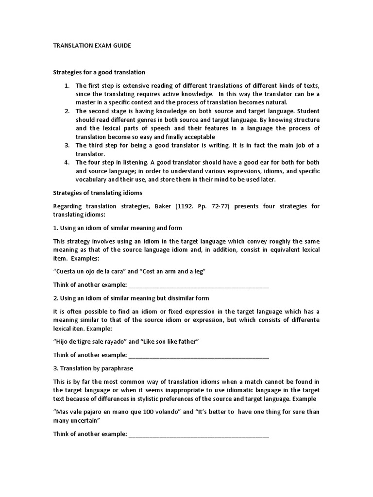 Translation Exam Guide | Language Interpretation | Translations